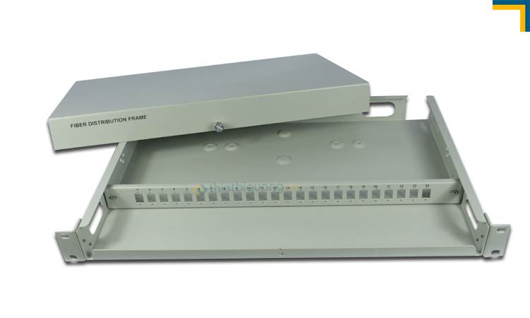 Hộp ODF quang 24FO lắp rack đầy đủ phụ kiện