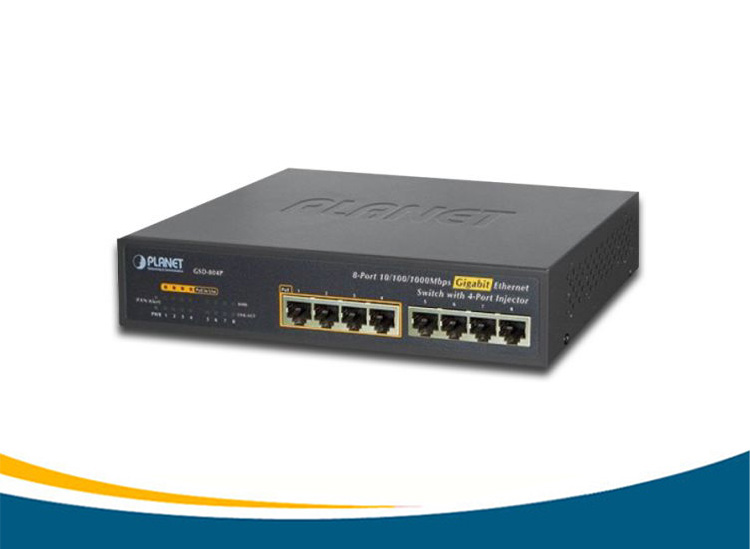 Switch Planet GSD-804P 8 Port 10/100/1000BASE-T